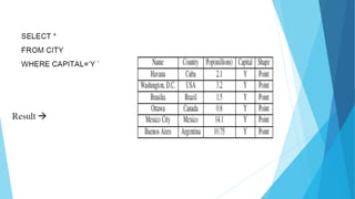 Introduction to structured query language | PDF