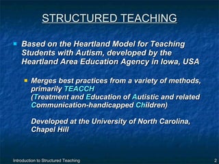Introduction To Structured Teaching For Translation | PPT
