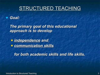 Introduction To Structured Teaching For Translation | PPT