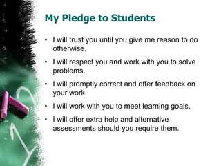 Introduction to student assessment | PPT