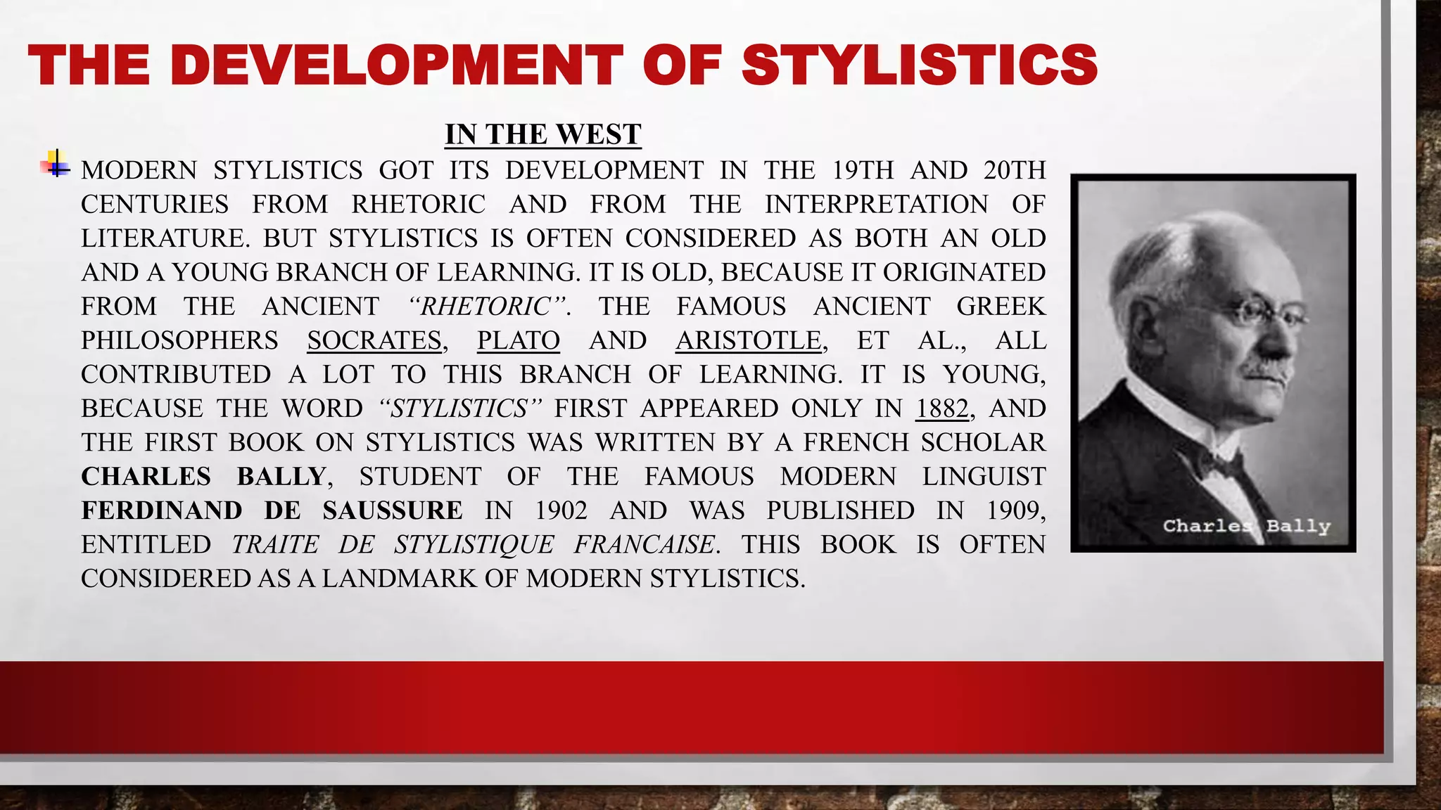 Introduction to Stylistics | PPTX