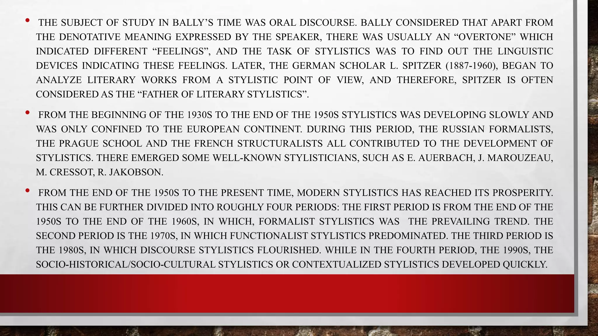 Introduction to Stylistics | PPTX