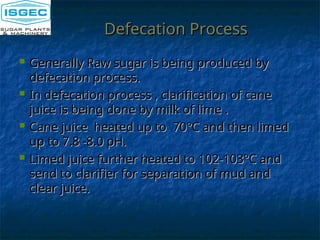 Introduction to sugar processing CLARIFICATION | PPT