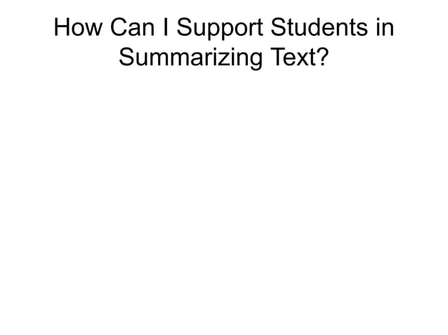 Introduction to Summarizing.ppt