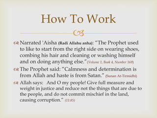 Introduction to sunnah slideshow | PPSX