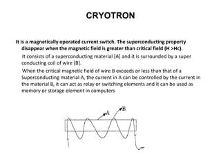Introduction to superconductivity | PPTX