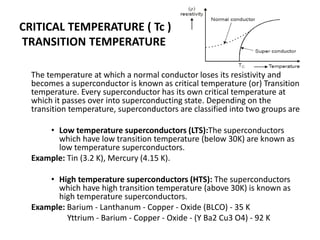 Introduction to superconductivity | PPTX