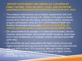 Introduction to supplements. module 1.rev.2019