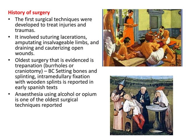 Introduction to surgery | PPTX | Surgery | Medical Health