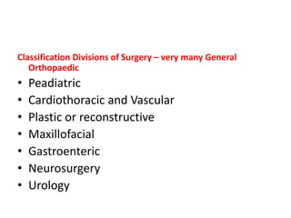 Introduction to surgery | PPTX