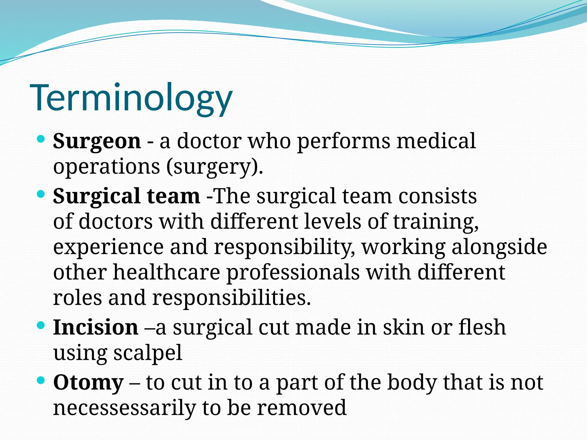 Introduction to surgery basics of minor surgery.pptx