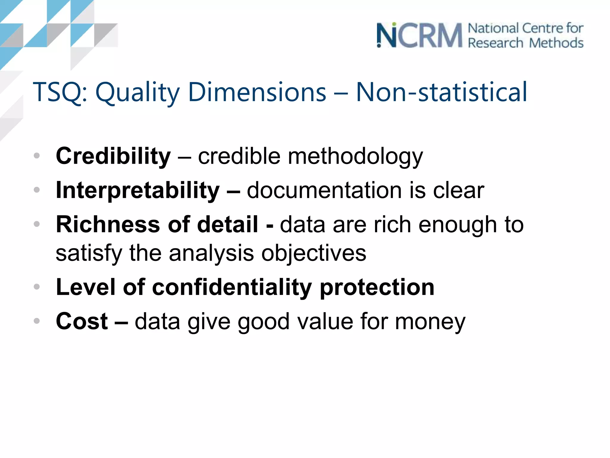 Introduction to Survey Data Quality | PPTX