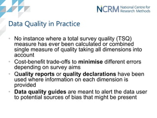 Introduction to Survey Data Quality | PPTX