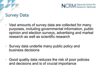 Introduction to Survey Data Quality | PPTX