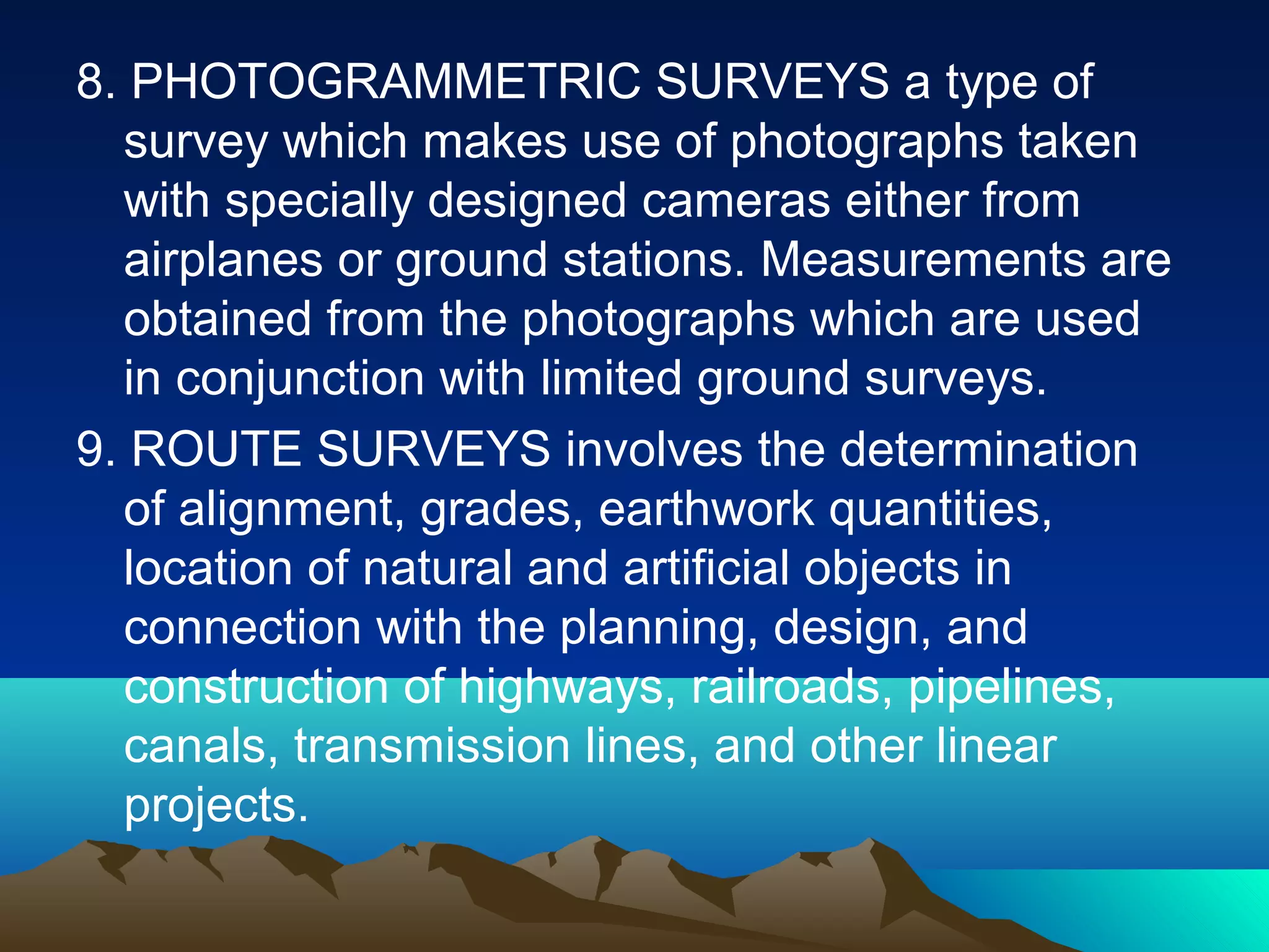 Introduction to surveying | PPT