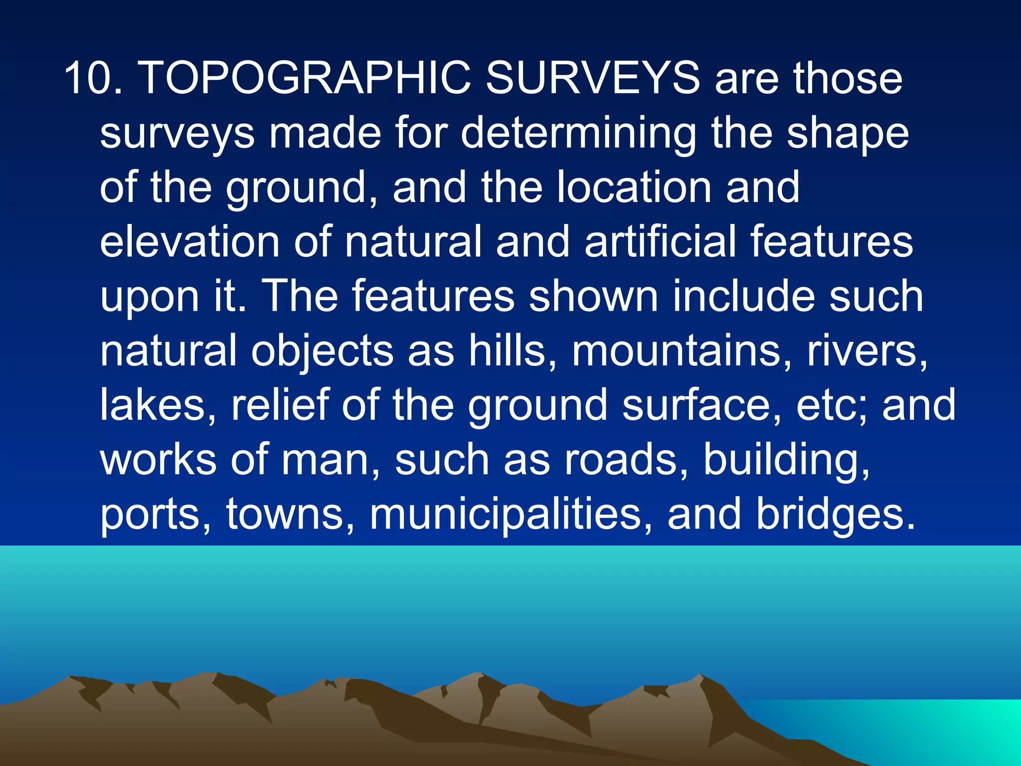 Introduction to surveying | PPT
