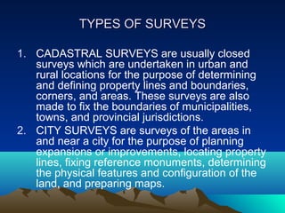 Introduction to surveying | PPT