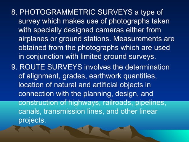 Introduction to surveying | PPT