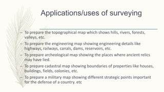 Introduction to surveying | PPTX