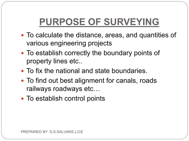 Introduction to surveying | PPTX