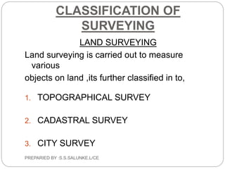 Introduction to surveying | PPTX