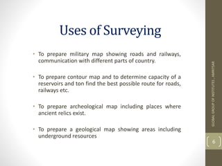 INTRODUCTION TO SURVEYING civil engineering.pptx