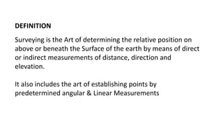 Introduction to surveying(binju) | PPTX