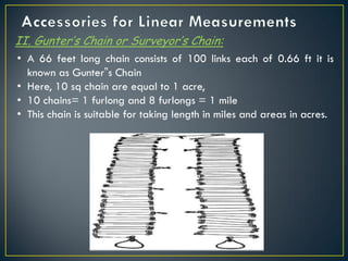 Introduction to surveying, ranging and chaining | PDF