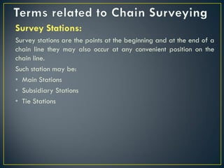 Introduction to surveying, ranging and chaining | PDF