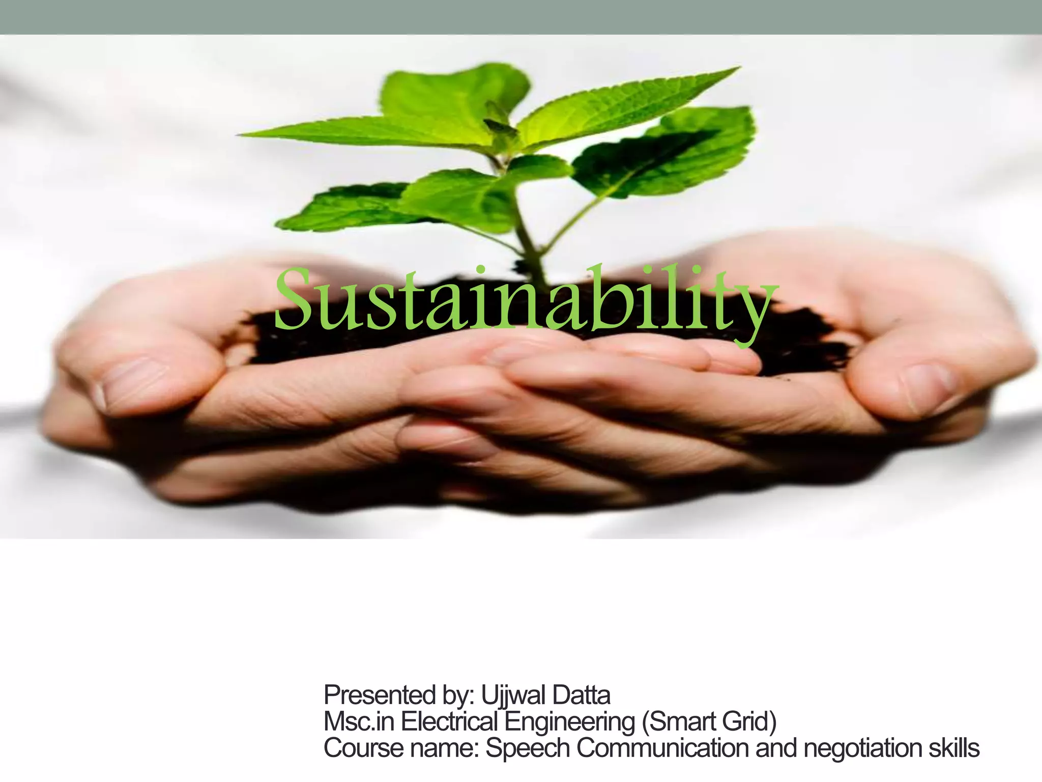 Introduction to sustainability | PPTX