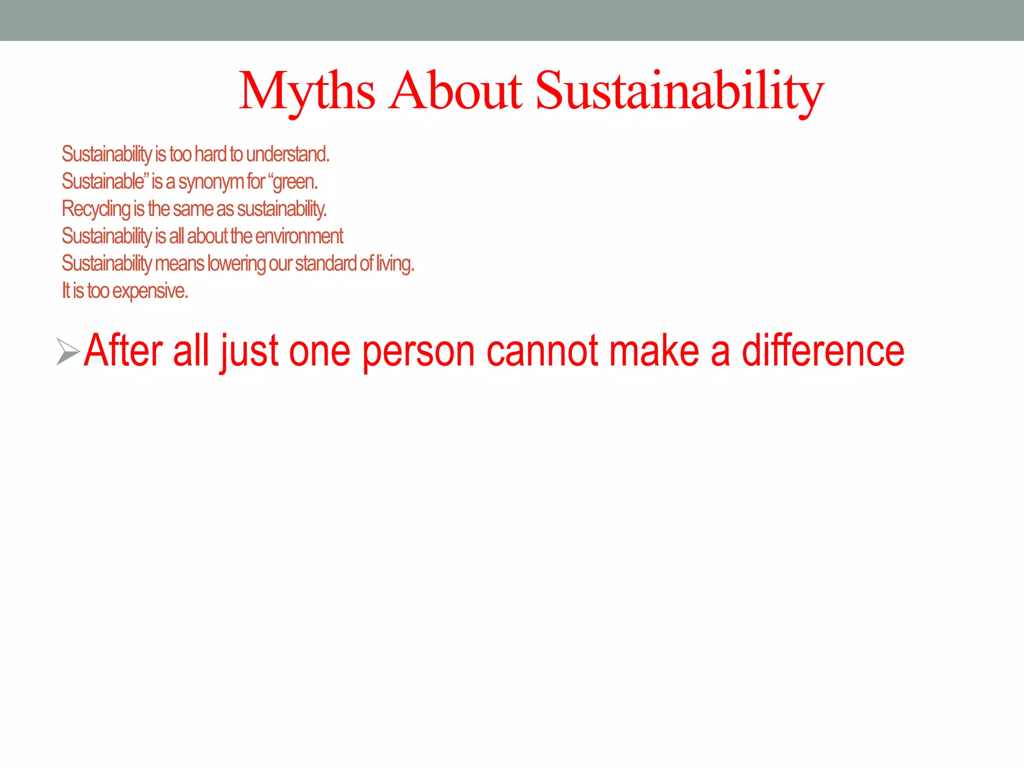 Introduction to sustainability | PPTX
