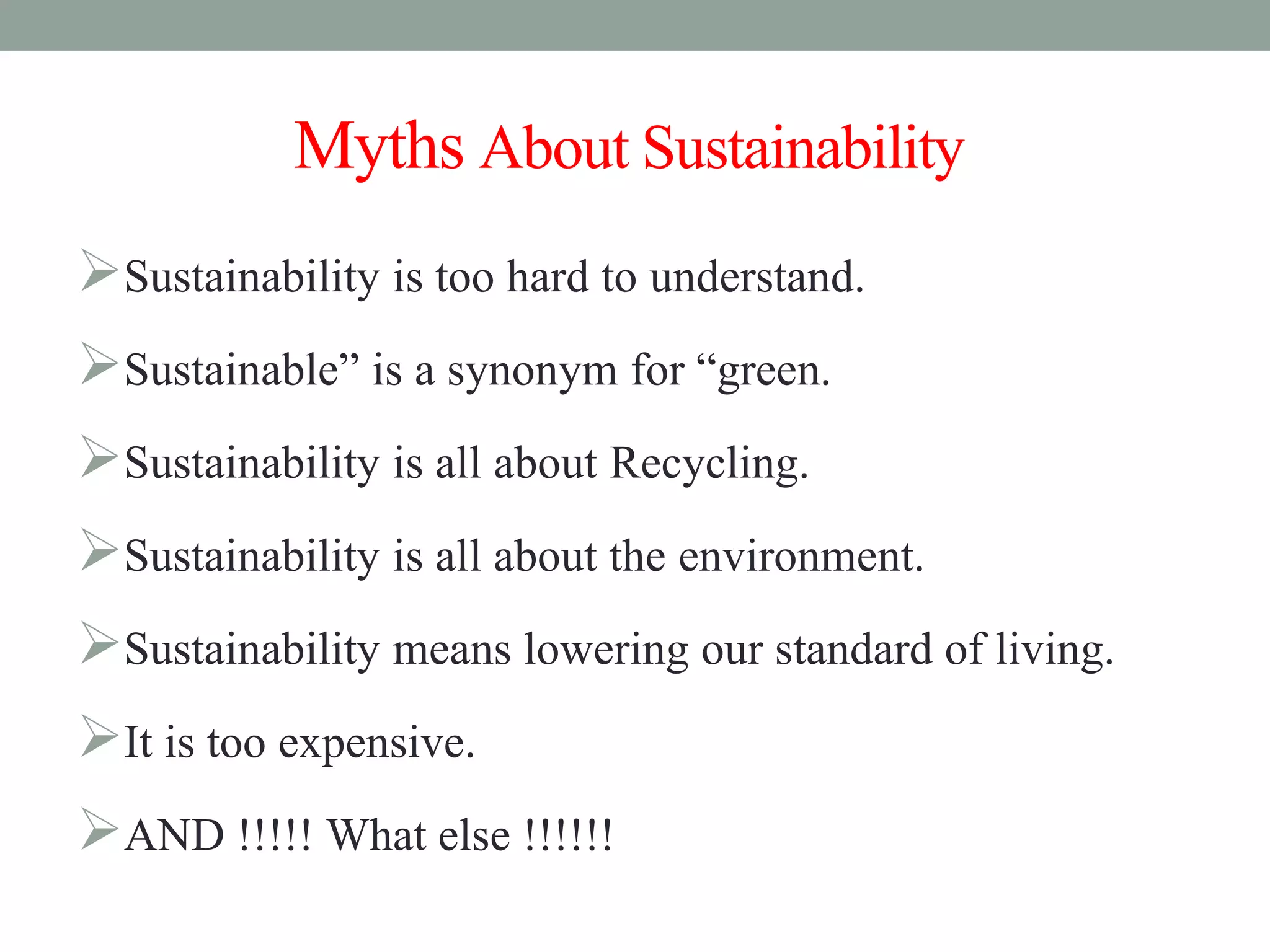 Introduction to sustainability | PPTX
