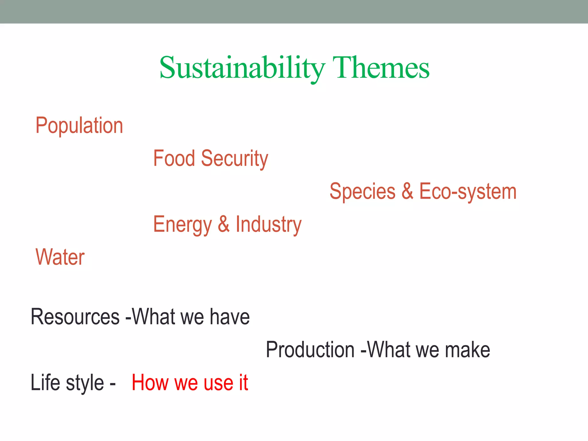 Introduction to sustainability | PPTX