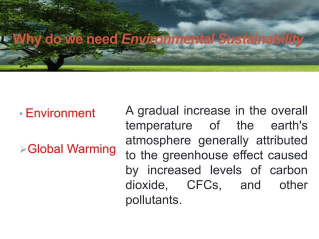 Introduction to sustainability | PPTX