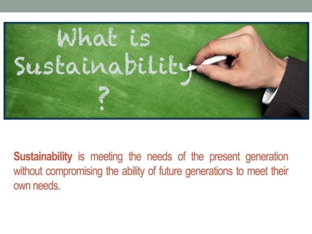 Introduction to sustainability | PPTX