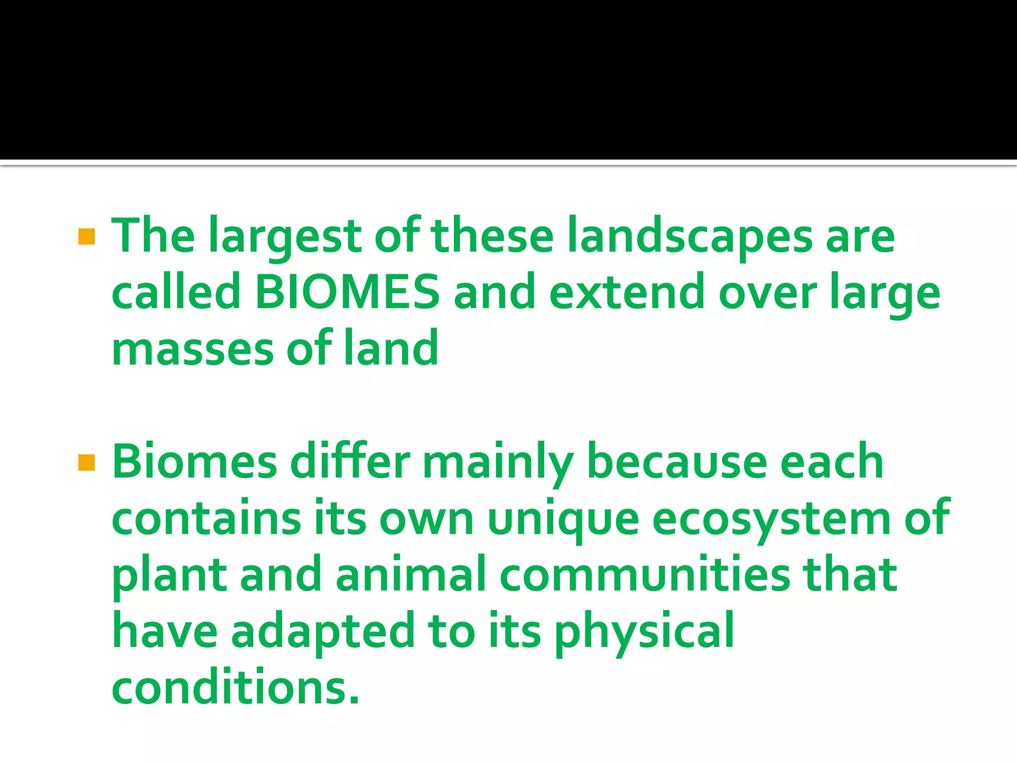 Introduction To Sustaining Biodiversity And Biomes | PPTX | Environment ...