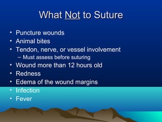 Introduction to suturing | PPT