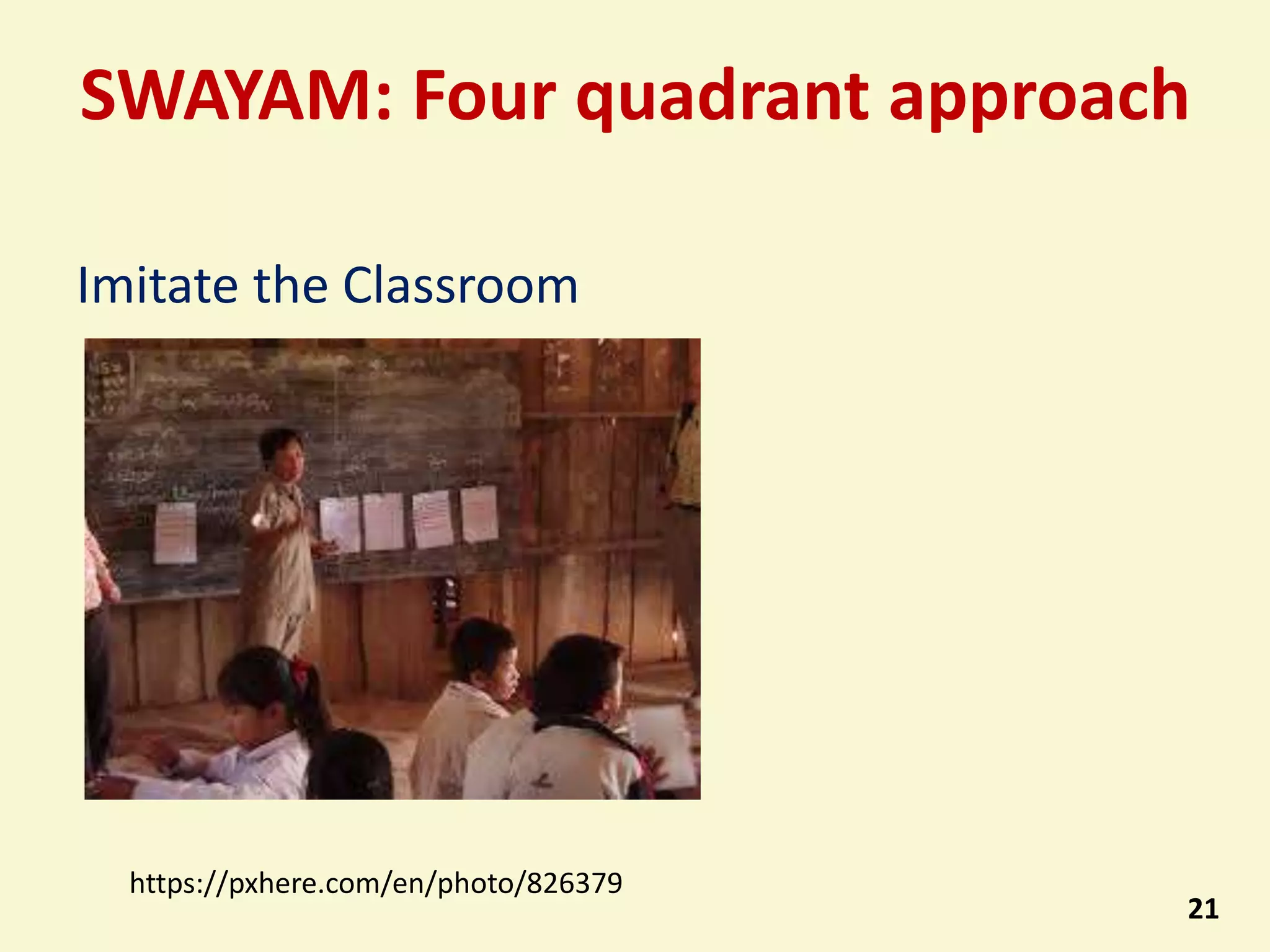 Introduction to SWAYAM MOOCs | PPTX