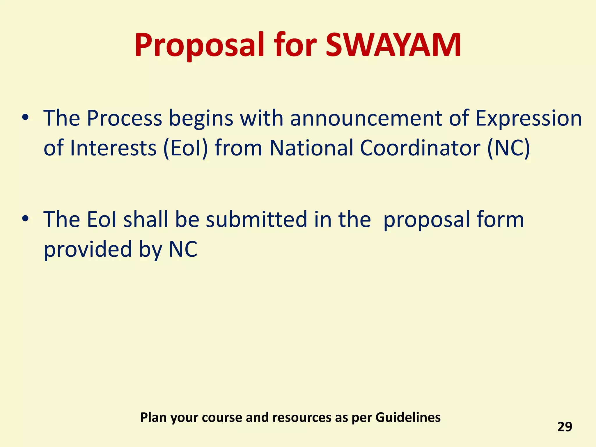 Introduction to SWAYAM MOOCs | PPTX