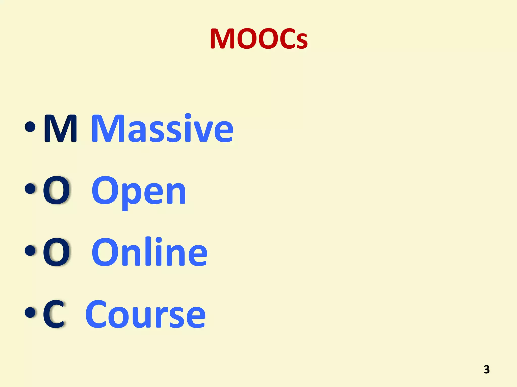 Introduction to SWAYAM MOOCs | PPTX