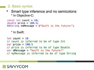 Swift Introduction | PPT