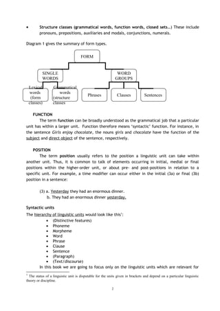 Introduction to syntax | PDF