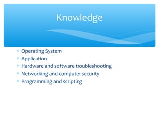 System Administration: Introduction to system administration | PPT