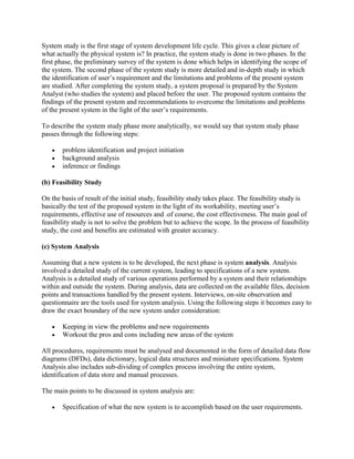 Introduction to system analysis and design | PDF
