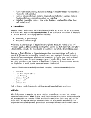 Introduction to system analysis and design | PDF