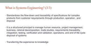 Introduction to Systems Engineering | PPT