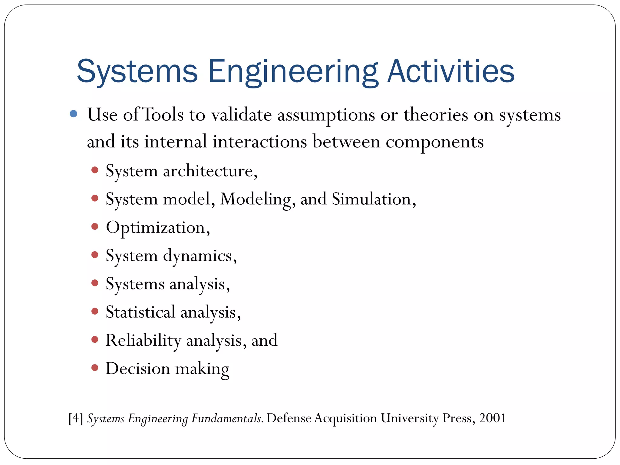 Introduction to Systems Engineering | PDF | Operating Systems | Computer Software and Applications