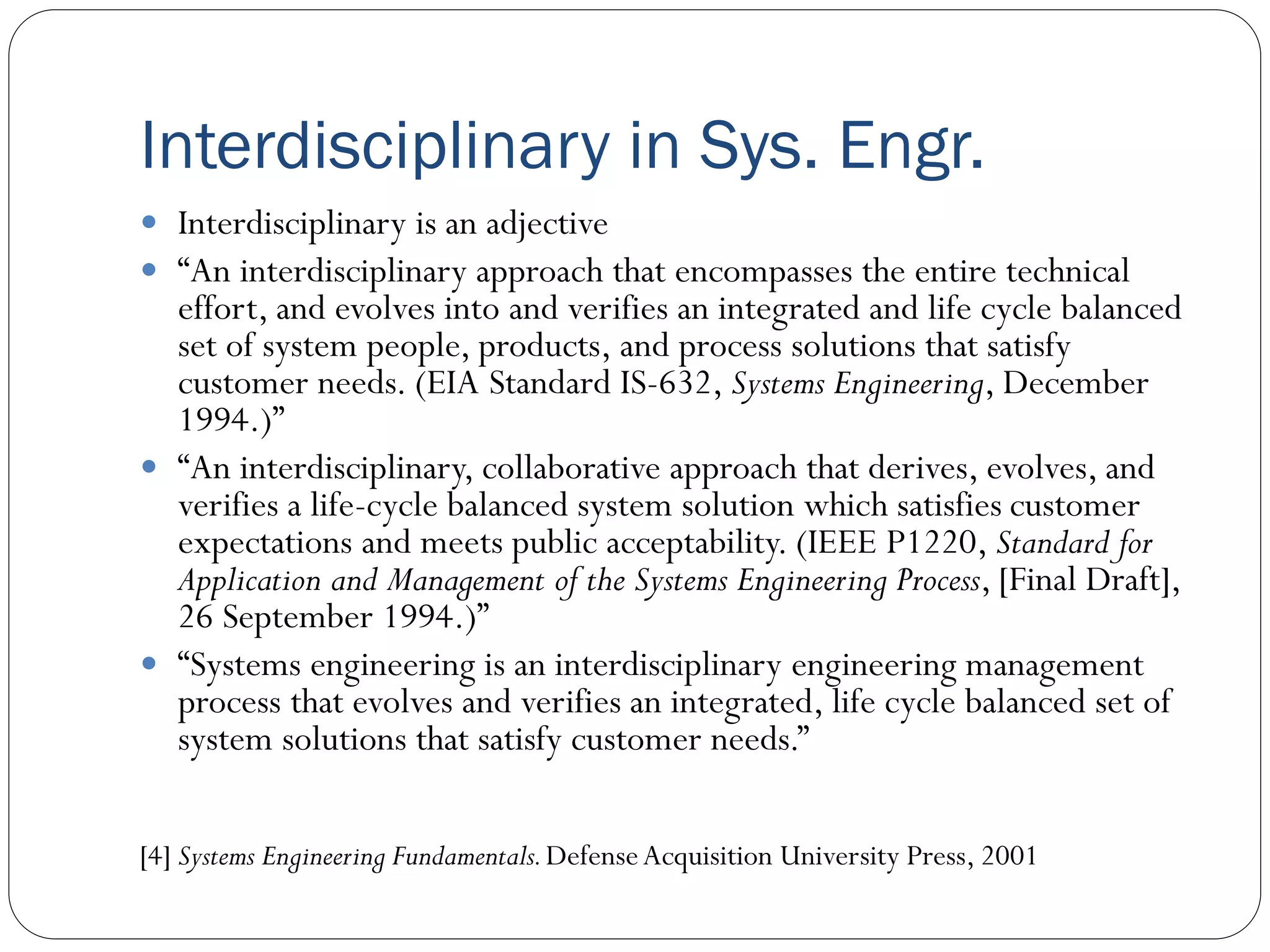 Introduction to Systems Engineering | PDF | Operating Systems | Computer Software and Applications