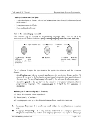 Introduction to systems programming | PDF