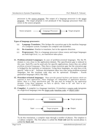 Introduction to systems programming | PDF